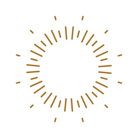 Premium Vector Sunburst Abstract Decorative Element Vector Illustration