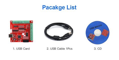 Aubalasti CNC USB MACH Breakout Board Khz Axis Interface Driver Wavetopsign
