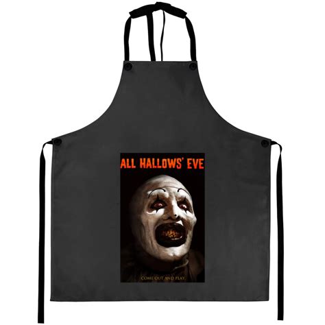 All Hallows Eve Terrifier Art The Clown Horror Film Aprons Sold By