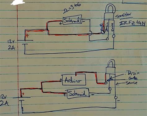 Transistor And Solenoid And Arduino Not Acting As Expected General