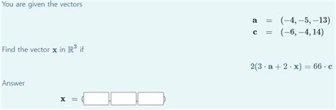 Solved You Are Given The Vectors A C Chegg