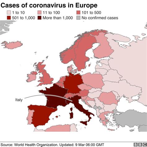 Coronavirus Italy Extends Emergency Measures Nationwide BBC News
