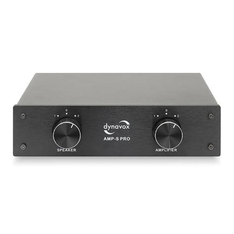 Dynavox AMP-S Pro black - Audioconnexion