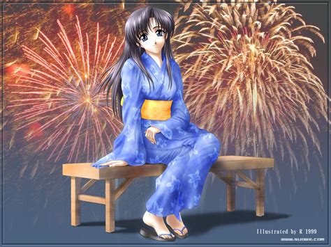 Fireworks R Tagme Konachan Konachan Anime Wallpapers