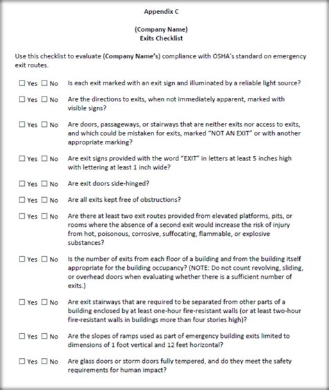 Fire Prevention Plan Sample Written Program Hsse World