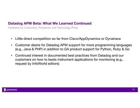 Datadog Apm Product Launch Pdf