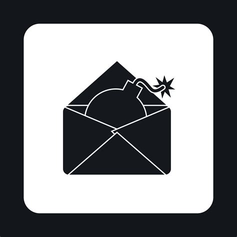 Hacking E Mail Icon Simple Style 14694684 Vector Art At Vecteezy