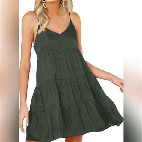 🌞spaghetti Straps Mini Dress Mini Dress Short Mini Dress Womens Dresses