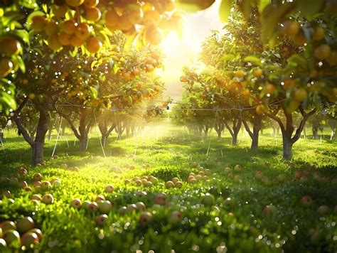 Precision Irrigation Network In Organic Orchard With Sensor Driven Water Management And Abundant