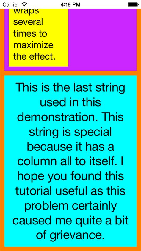 Grid Layout For Scroll View Content Of Ambiguous Size Ios