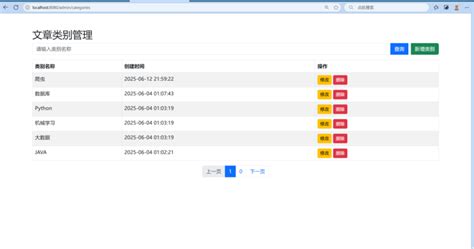 个人博客系统 Csdn博客
