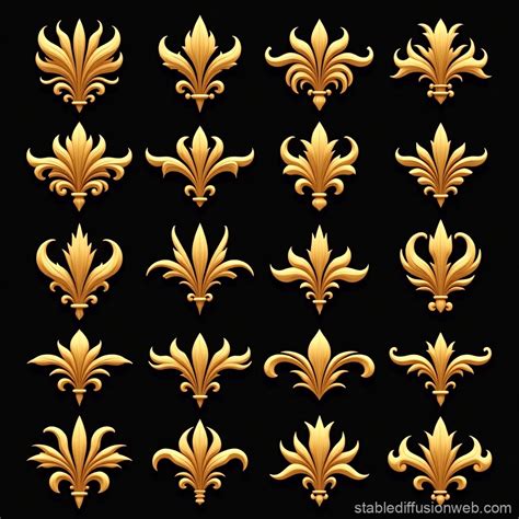 Luxurious Fantasy Ui Elements Stable Diffusion Online
