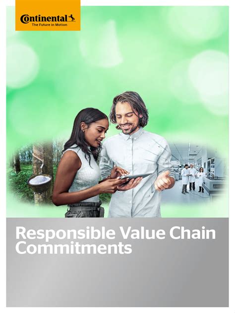 Responsible Value Chain Commitments Of Continental Pdf Occupational