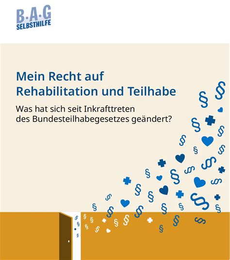Mein Recht Auf Rehabilitation Und Teilhabe Ddb