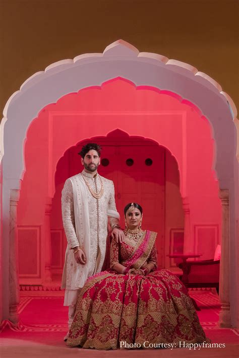 Kanupriya Alhuwalia And Sahil Thakur Samode Palace Rajasthan