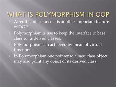 Polymorphism Ppt