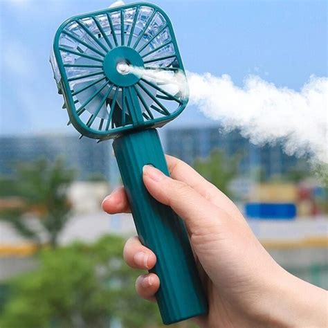 خرید و قیمت مینی فن پنکه خنک کننده مه پاش شارژی جیبی قابل حمل از غرفه