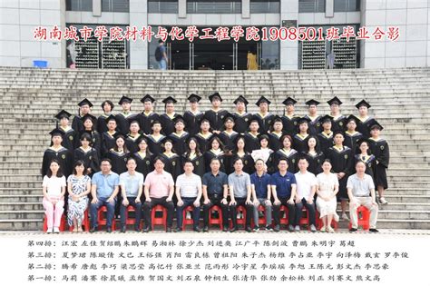 19级毕业留影 湖南城市学院材料与化学工程学院