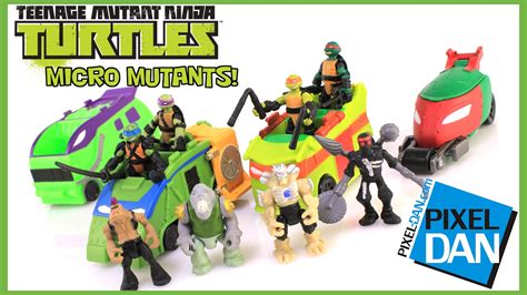 Teenage Mutant Ninja Turtles Micro Mutants Vehicles And Mini Figures