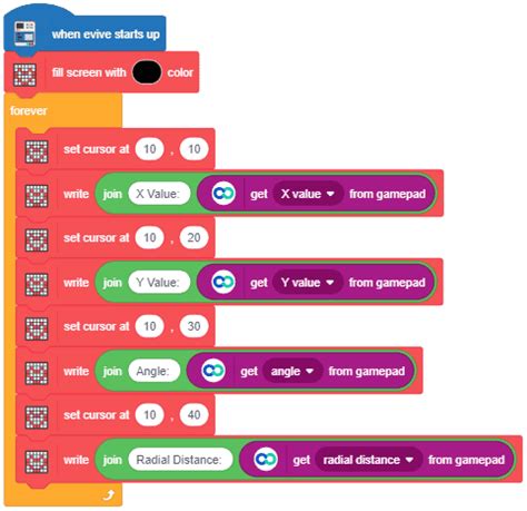 Get From Gamepad PictoBlox Block Dabble