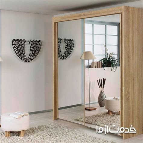 جدیدترین مدل کمد دیواری آینه دار و نصب آینه روی کمد خدمت از ما