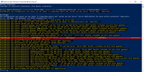 Dhcp Server Migrieren Per Powershell Tech Faq