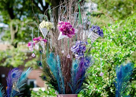 Peacock Feathers Dinner Party Party Ideas Photo 5 Of 19 Dinner