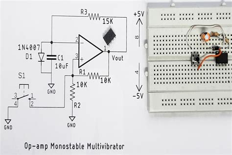 How To Design And Build A Simple Monostable Multivibrator Circuit Using