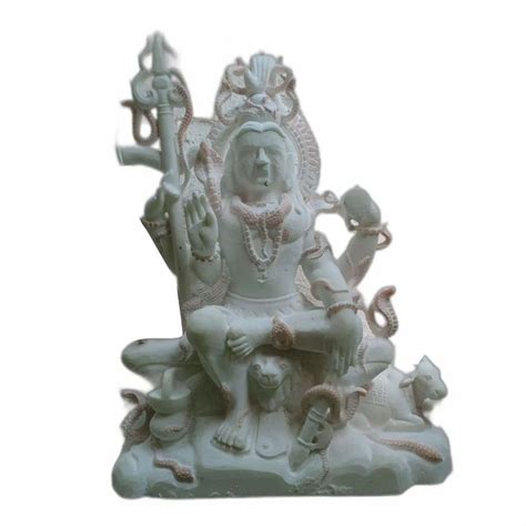 White Marble Shiva Statue Temple At ₹ 31000piece In Rewari Id