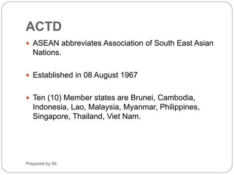 Actd Guidelines Overview Pdf