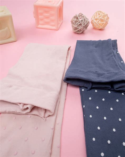 Pack 2 Collant Bimba Rosa Blu Allover Prénatal