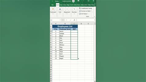 excel me automatic male and female update karne ka formula shorts