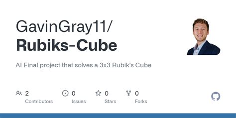 GitHub GavinGray Rubiks Cube AI Final Project That Solves A X Rubik S Cube