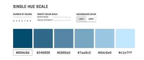 Single Hue Colour Scale Technology Science And Other News