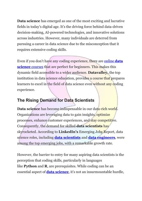PPT Data Science Online Course Without Coding Background PowerPoint