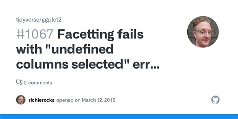 Facetting Fails With Undefined Columns Selected Error For Non Standard Variable Names · Issue