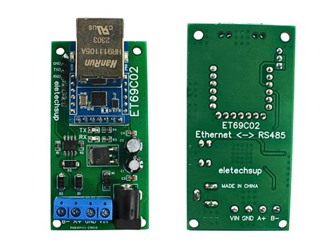 Conversor Ethernet Para Rs485 Modbus Et69c02 Usinainfo