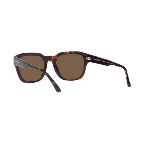 Emporio Armani Ea 4175 587973 Shiny Havana Sunglasses Man