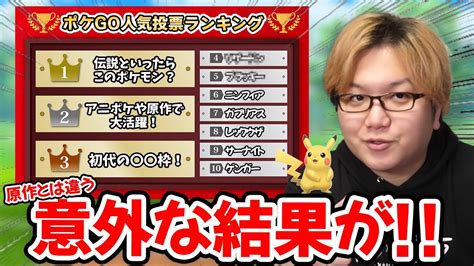 ポケgoで1番人気のポケモンが意外過ぎた【ポケモンgo】 Youtube