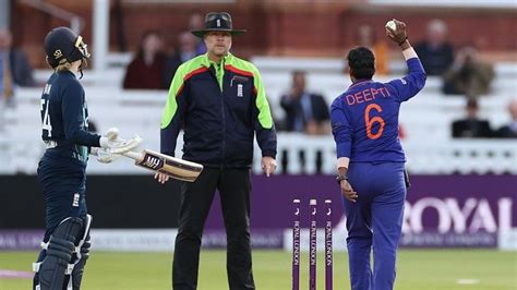 Ind W Vs Eng Wदीप्ति शर्मा के मांकडिंग पर ब्रॉड एंडरसन ने उठाए सवाल