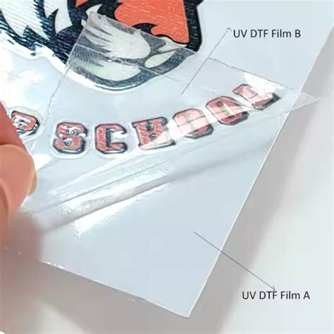 60cm Stable Transfer Printing Dtf Uv Ab Film For Uv Dtf Printer Uv Cup