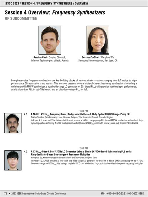 Session 4 Frequency Synthesizers Pdf