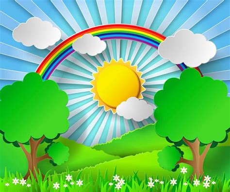 Sunny Day Wallpaper For Earth Day Celebration