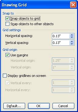 Ms Word Snap To Grid 2010 Padsdelta