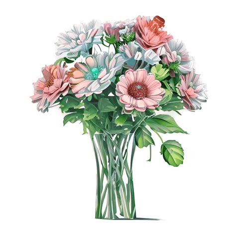 Hypergedetailleerd Realistisch Boeket Met Kosmosbloemen Creative Fabrica