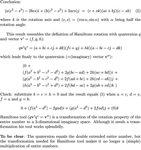The Quaternions Explained Fibonacci And I