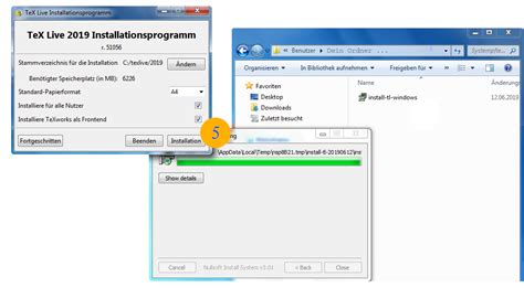 Installation Von TeX Live Unter Windows DANTE E V
