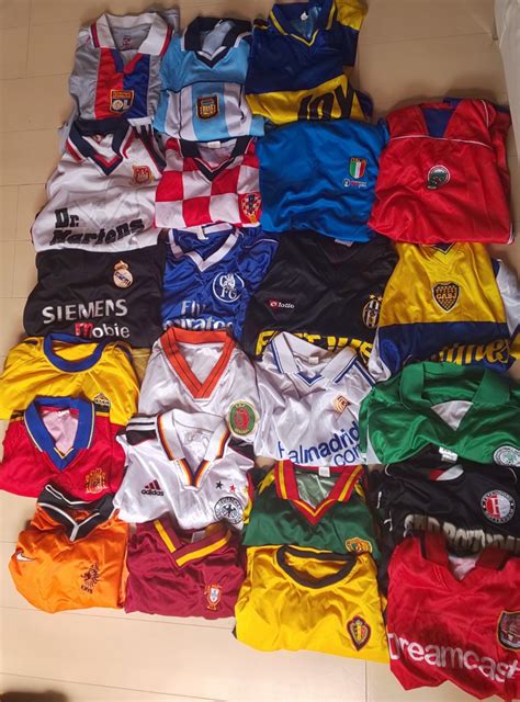 Yahooオークション サッカー ユニフォーム レプリカ 大量 ジャンク