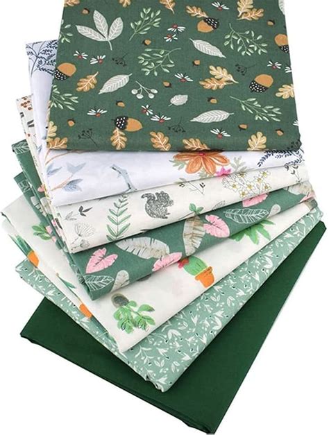 Pcs Baumwollstoff Patchwork Stoffe YXJDWEI DIY Gewebe Quadrate Baumwolltuch Stoffpaket Zum