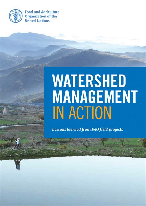 Pdf Watershed Management In Action Lessons Learned From Fao Field Projects